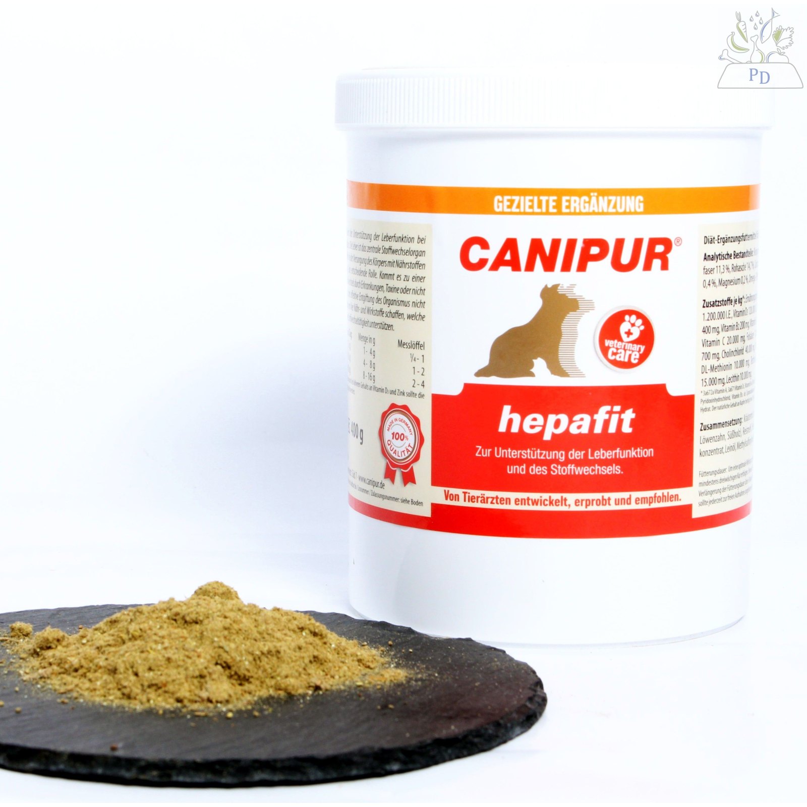 Canipur Hepafit - unterstützt die Leberfunktion - Trockengemüse und T ...